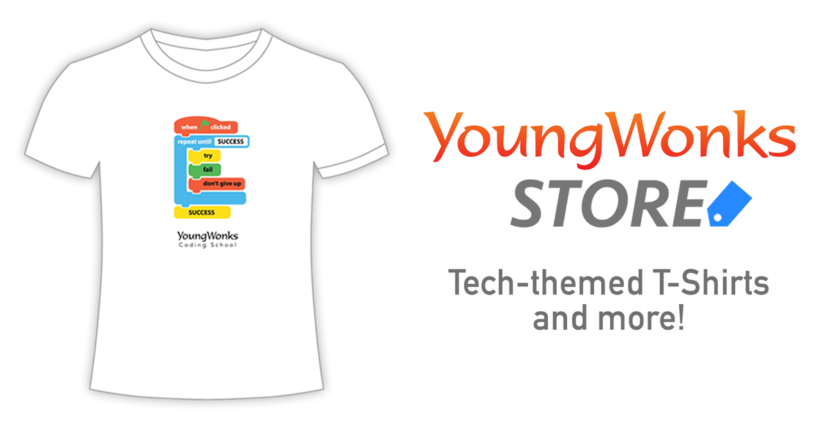 YoungWonks Store - Geeky Tech Themed T-Shirts, Coding Kits and More